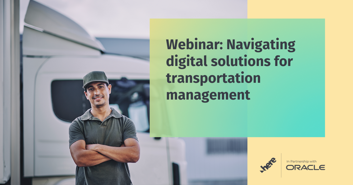 On-demand Webinar | Navigating digital solutions for transportation management