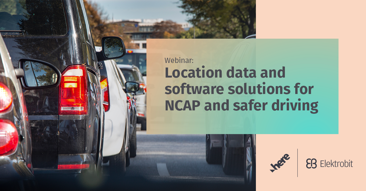 Location data and software solutions for NCAP and safer driving